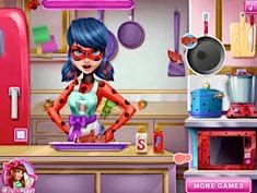 MIRACULOUS LADYBUG REAL COOKING online spil | POMU Spil