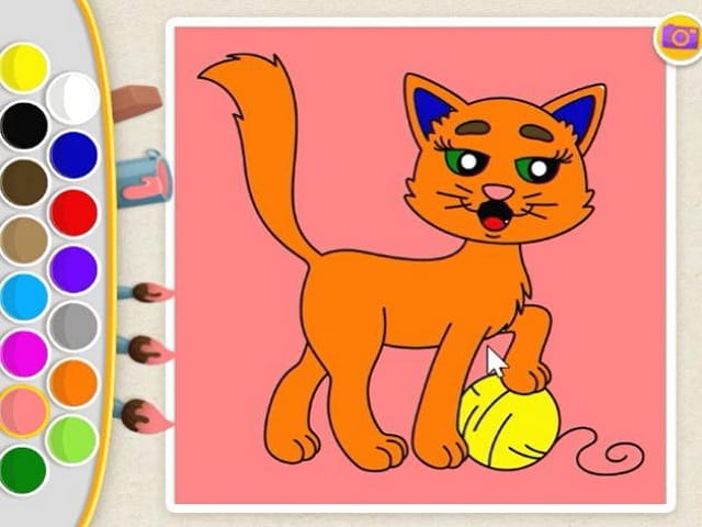 KIDS COLOR BOOK online spil | POMU Spil